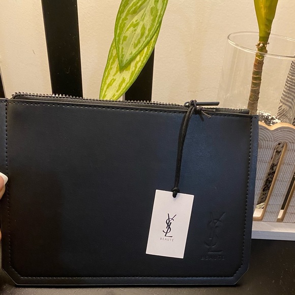 Yves Saint Laurent | Bags | Nwt Ysl Yves Saint Laurent Beaute Pouch ...